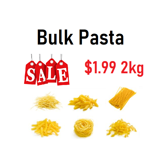 Bulk Pasta 2kg – ItalianMart
